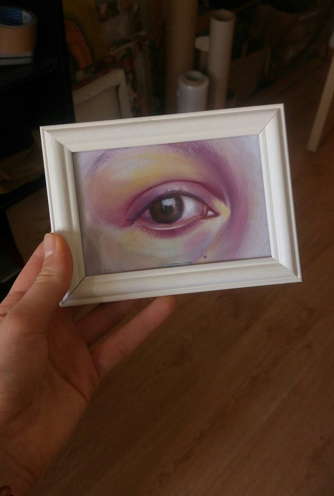 Cuadro original Ojo derecho - Etsy España