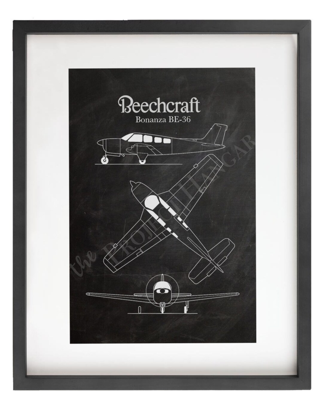 BE36 Beechcraft Bonanza Blueprint Digital File 11"x14" - Etsy