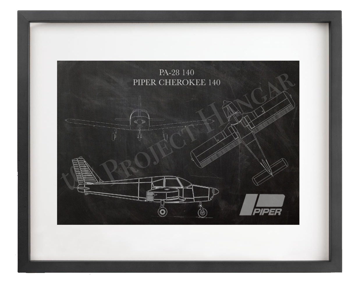 Piper PA-28-140 Blueprint Digital Download 11"x14" - Etsy