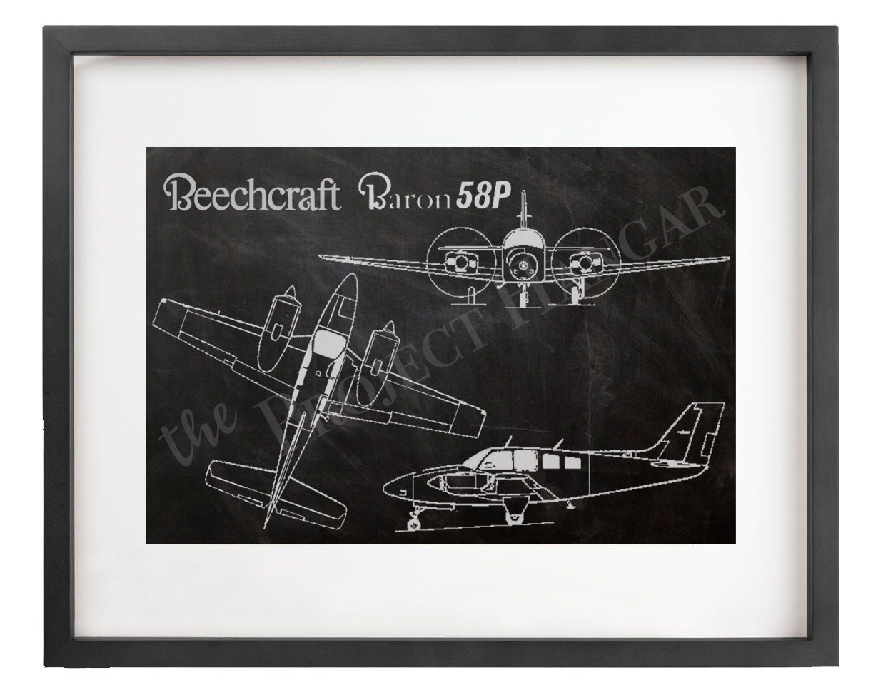Beechcraft Baron B58P Blueprint Digital File 11"x14" - Etsy