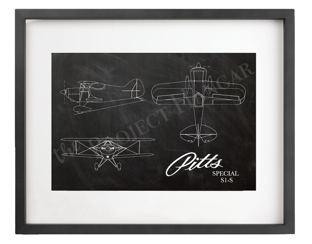 Pitts Special S1-S Blueprint Digital Download 11"x14" - Etsy