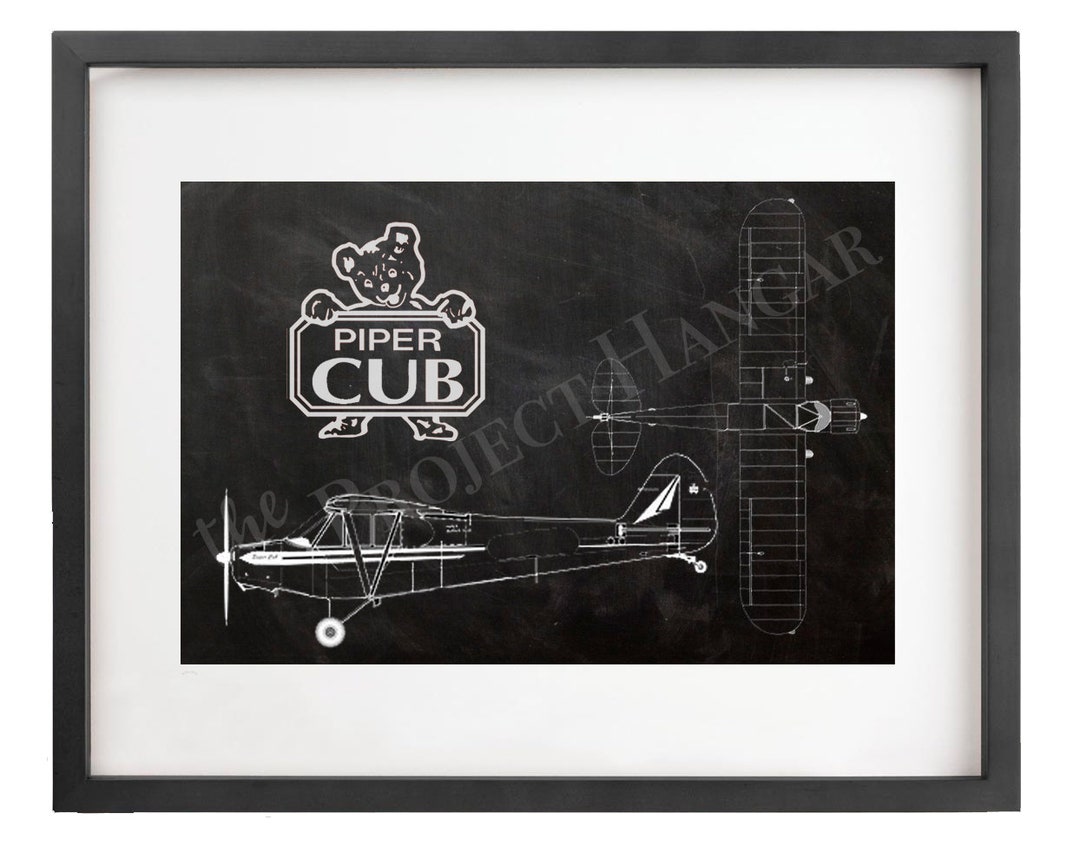 PA18 Piper Super Cub Blueprint Digital File 11"x14" - Etsy