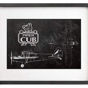 PA18 Piper Super Cub Blueprint Digital File 11"x14" - Etsy