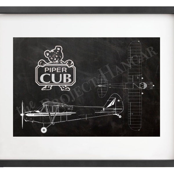 Piper Super Cub Poster - Etsy