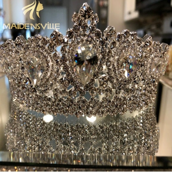 Elegant Pageant Tiara Crown - Etsy