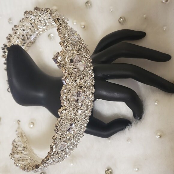 Elegant Pageant Tiara Crown - Etsy