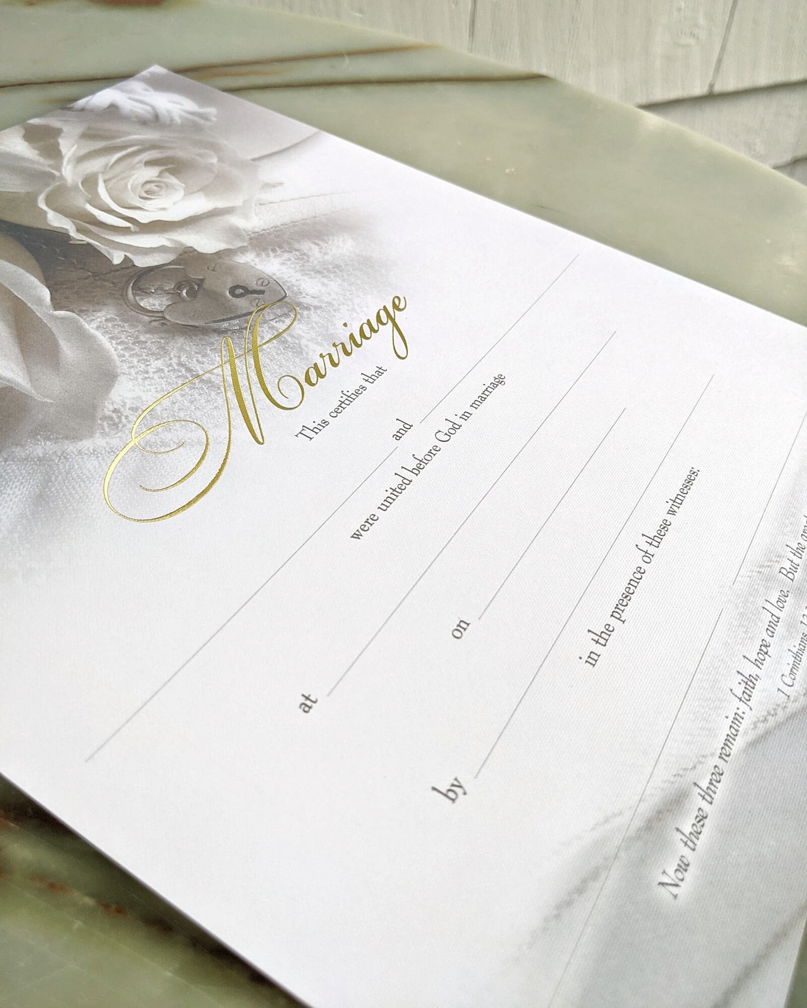 Custom Marriage Certificate Calligraphy Wedding Certificate - Etsy