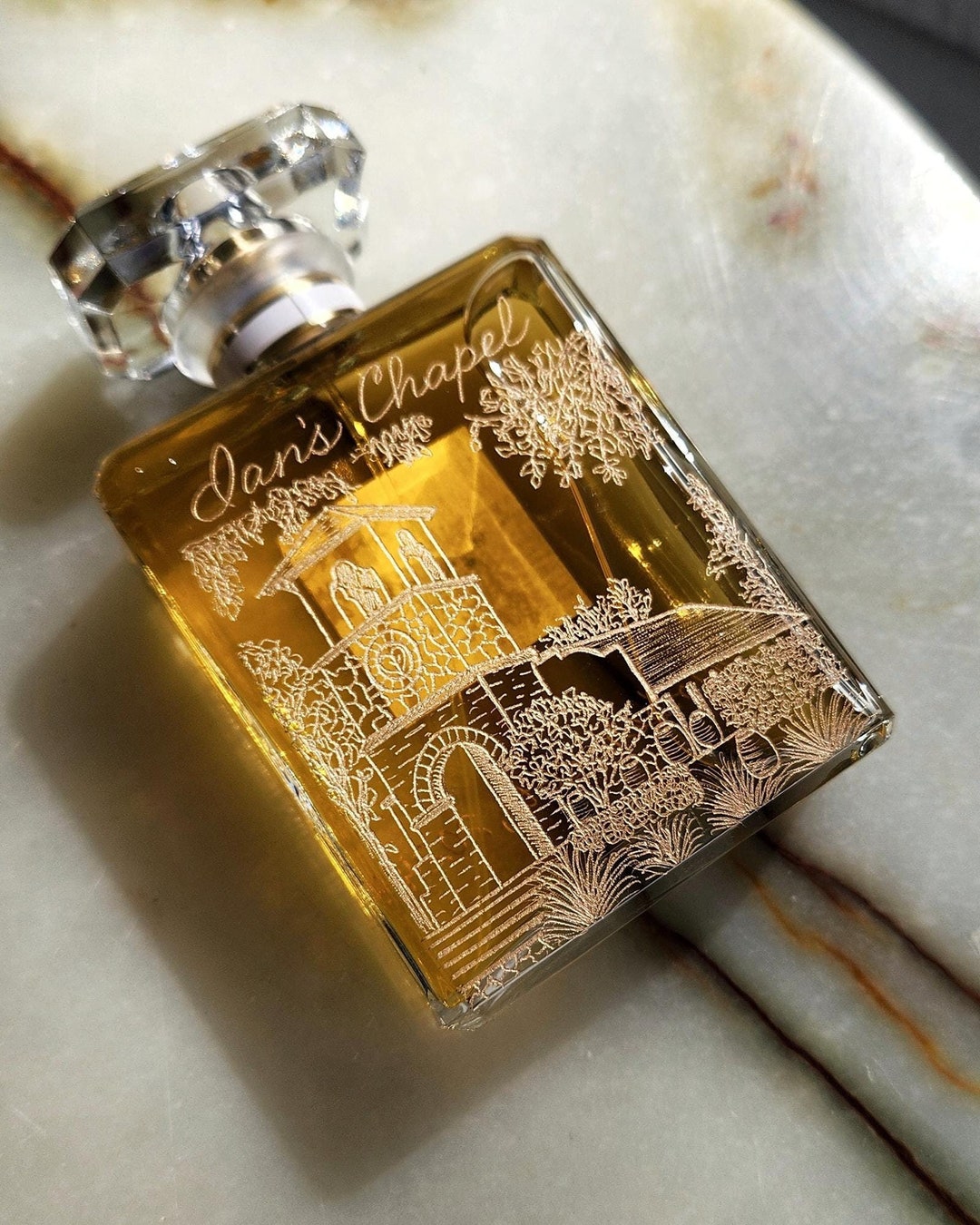Venue Engraved Perfume Bottle, Personalized Perfume Wedding ...