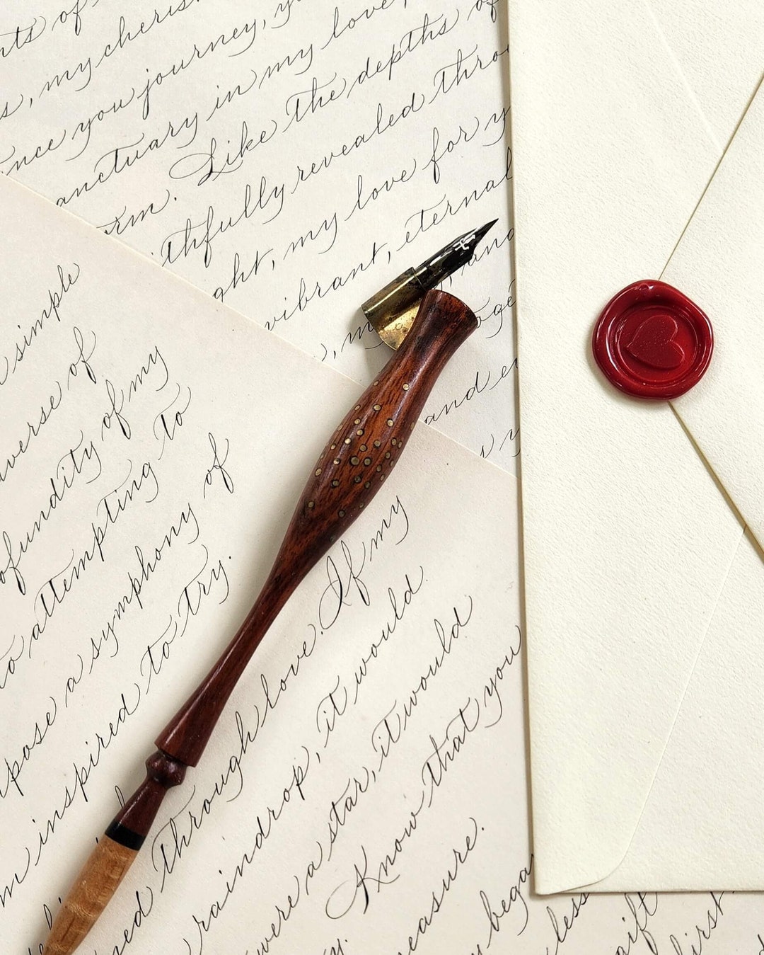 Vintage Love Letter in Calligraphy | Custom Handwritten Letter ...