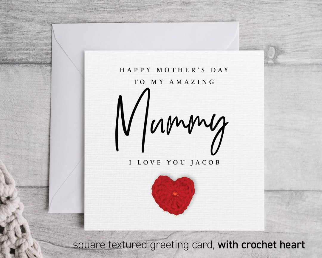 Mummy Mothers Day Card Personalised Card For Mum Mam Mommy Luxury