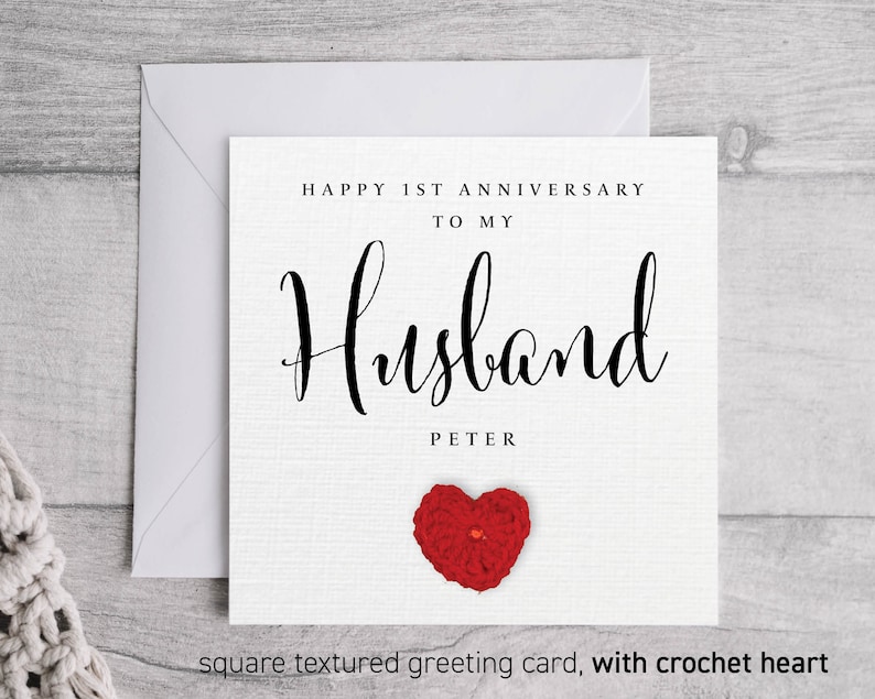 5th Anniversary Girlfriend Card, Personalised Anniversary Card, Card ...