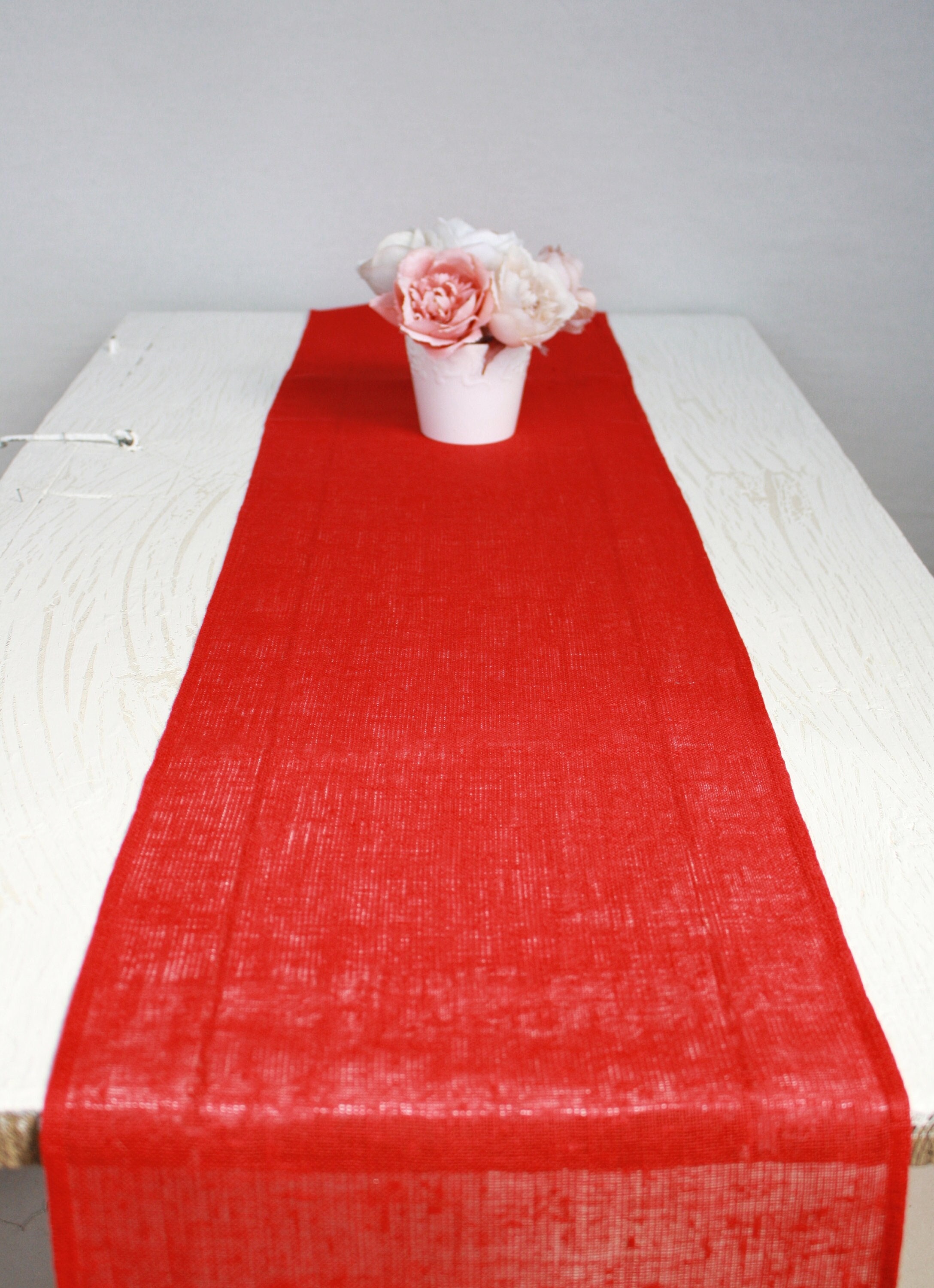 Linens Home & Living Kitchen & Dining Linen table runner gauze sheer ...