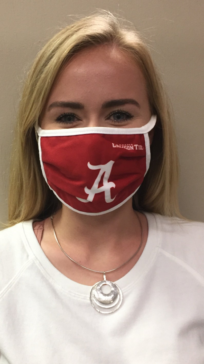 Alabama Crimson Tide Mask - Etsy
