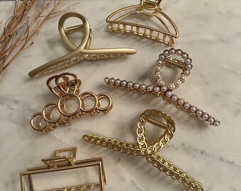 Metal Hair Clip - Etsy