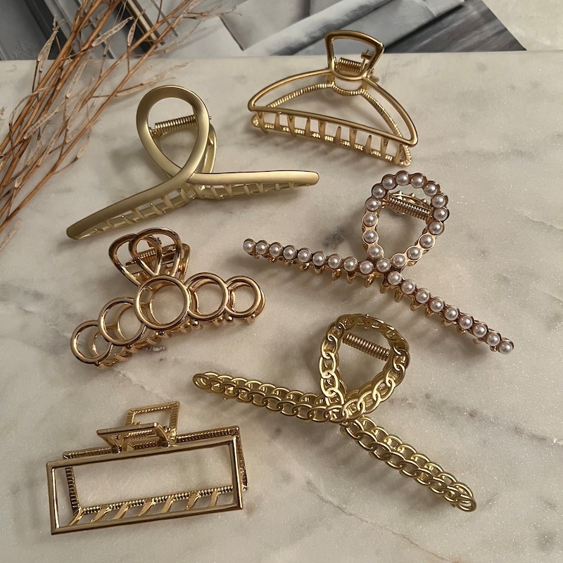 Metal Hair Clip - Etsy