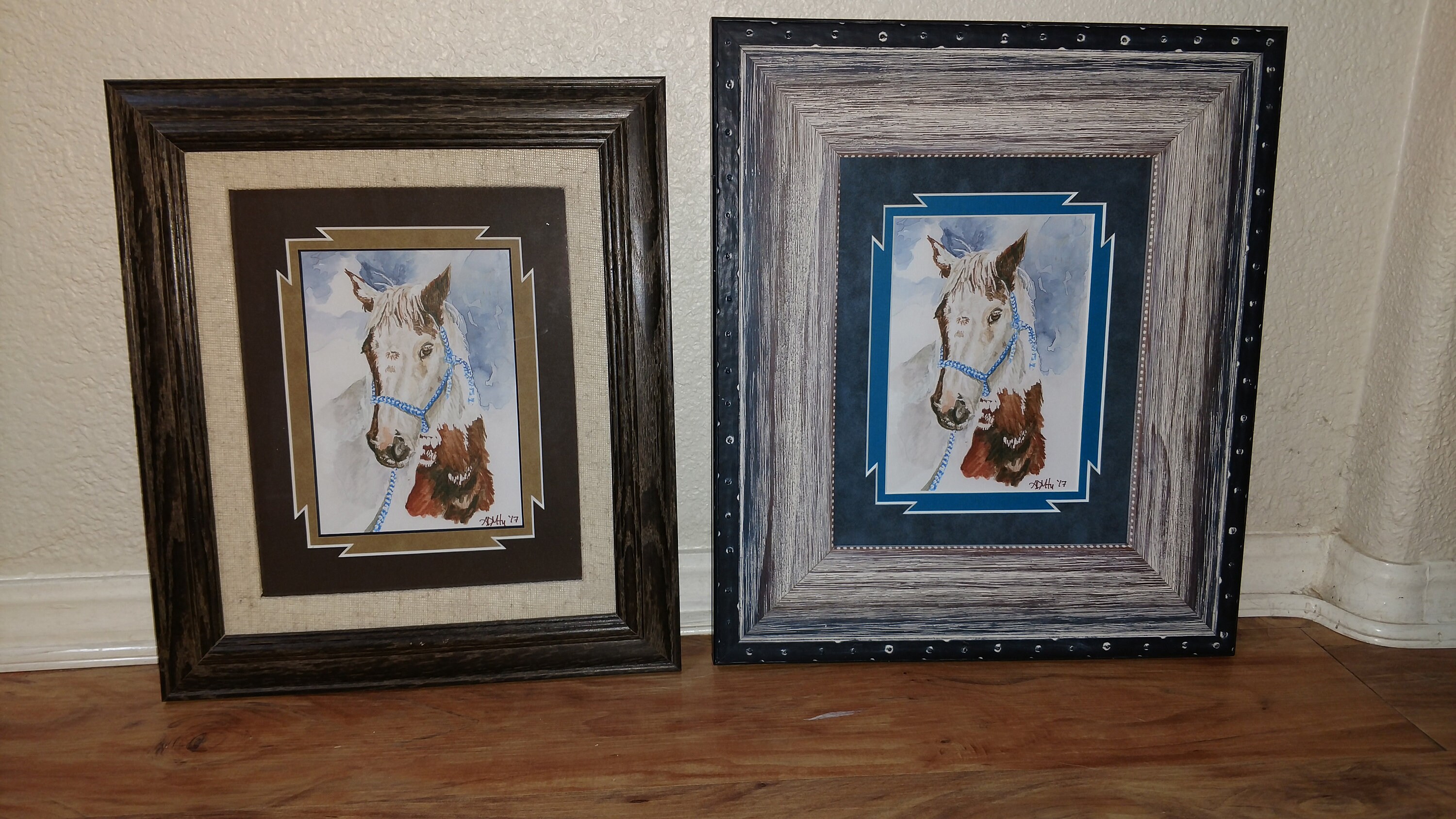 Navi Hand-numbered Paint Horse Watercolor Print - Etsy