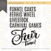 Fair SVG, State Fair, Fall Svg, Eps, Dxf, Png File, Silhouette, Cricut ...