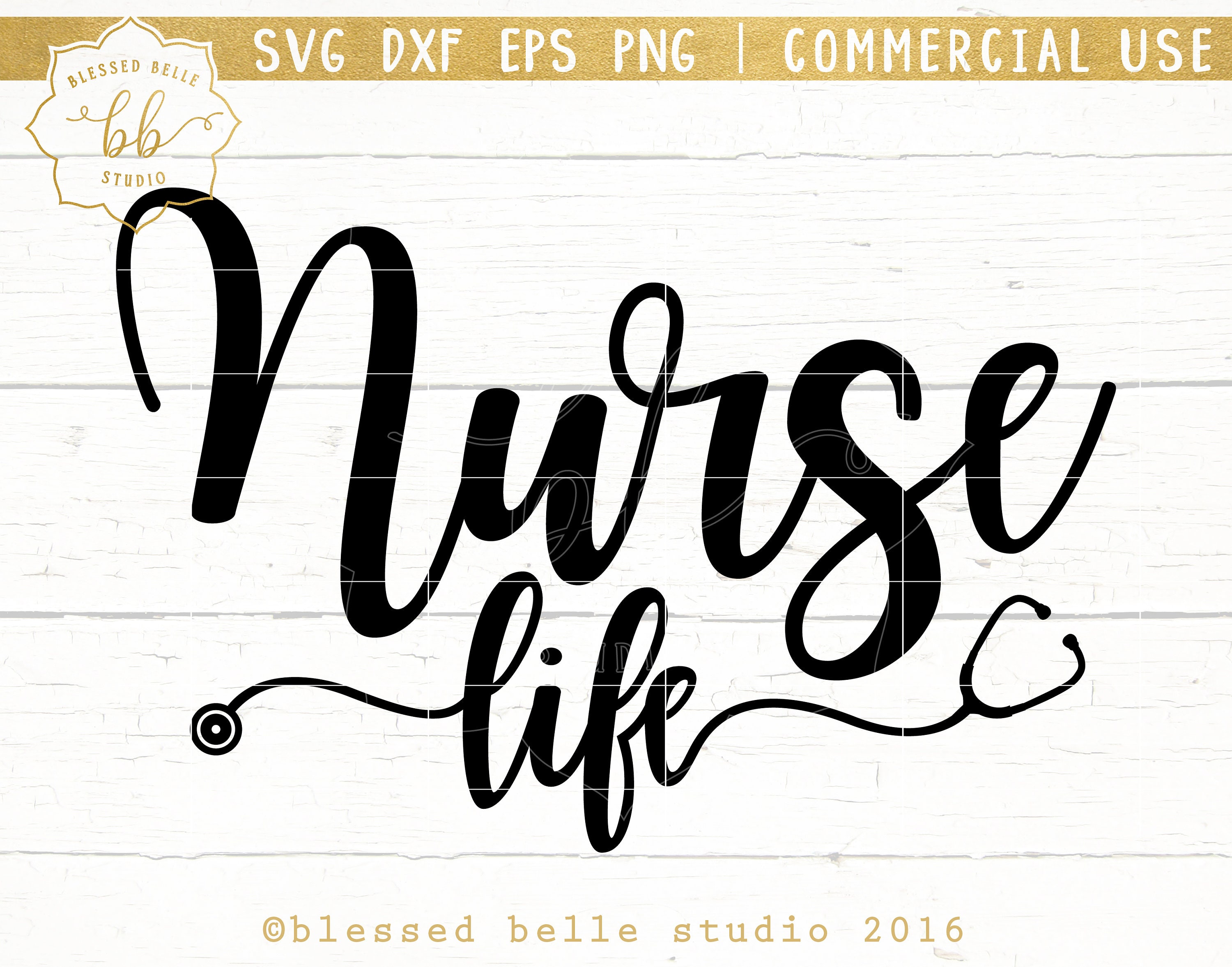 Nurse Life SVG Nurse SVG Svg Eps Dxf Png File | Etsy