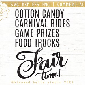 Fair SVG, State Fair, Fall Svg, Eps, Dxf, Png File, Silhouette, Cricut ...