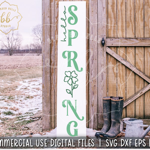 Spring Porch Sign - Etsy