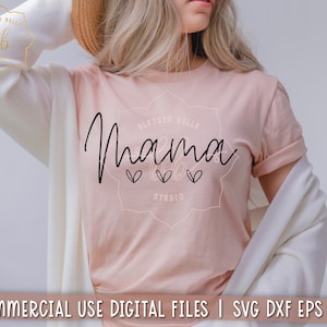 Mama of 3 Svg, 3 Kids Svg, 3 Hearts Svg, Mama Svg, Mothers Day Svg, Mom ...