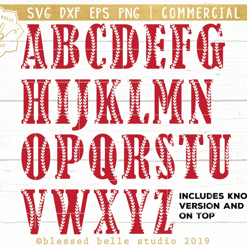 Baseball Letters - Etsy