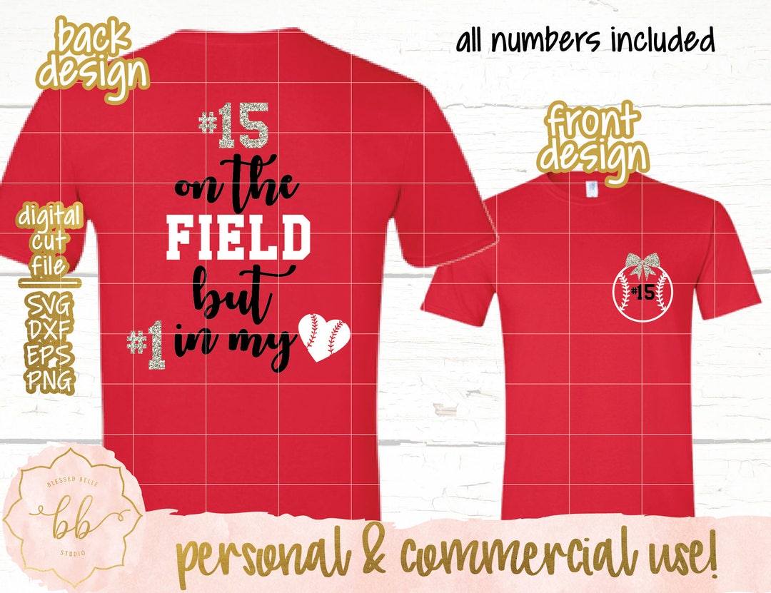 Baseball SVG, Dxf, Eps, Png, Baseball Mom Svg, Number 1 in My Heart ...