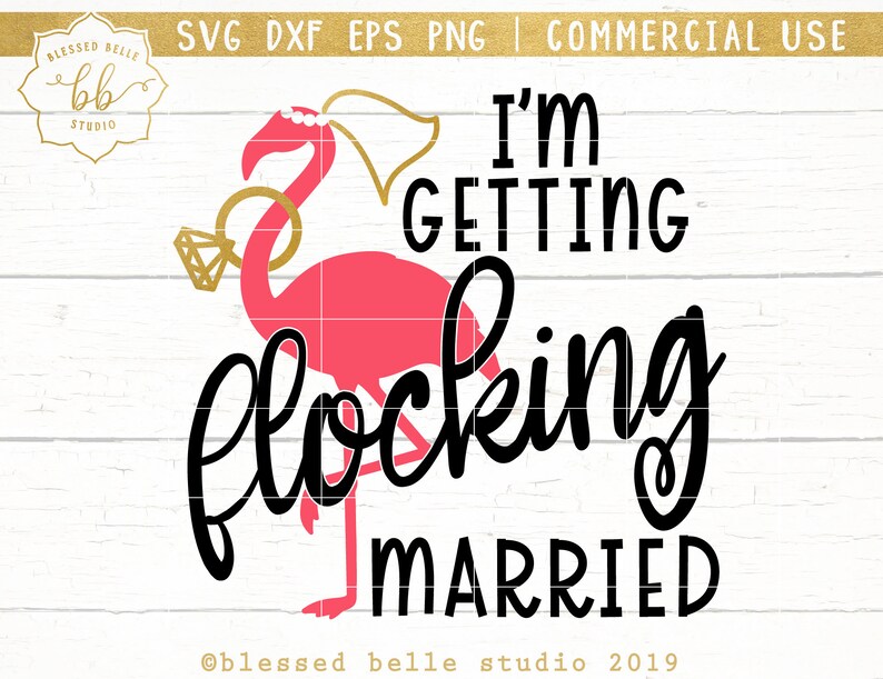 Flamingo Bachelorette Svg Flamingo Svg Im Getting Flocking Etsy