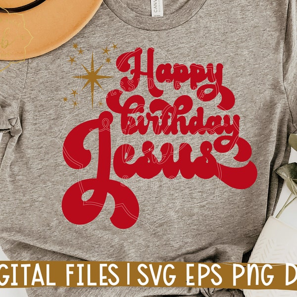 Jesus Birthday Svg - Etsy
