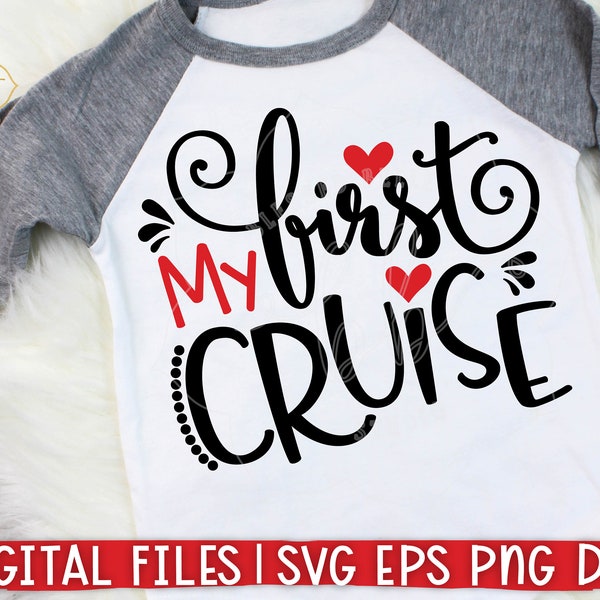 My First Cruise Svg - Etsy