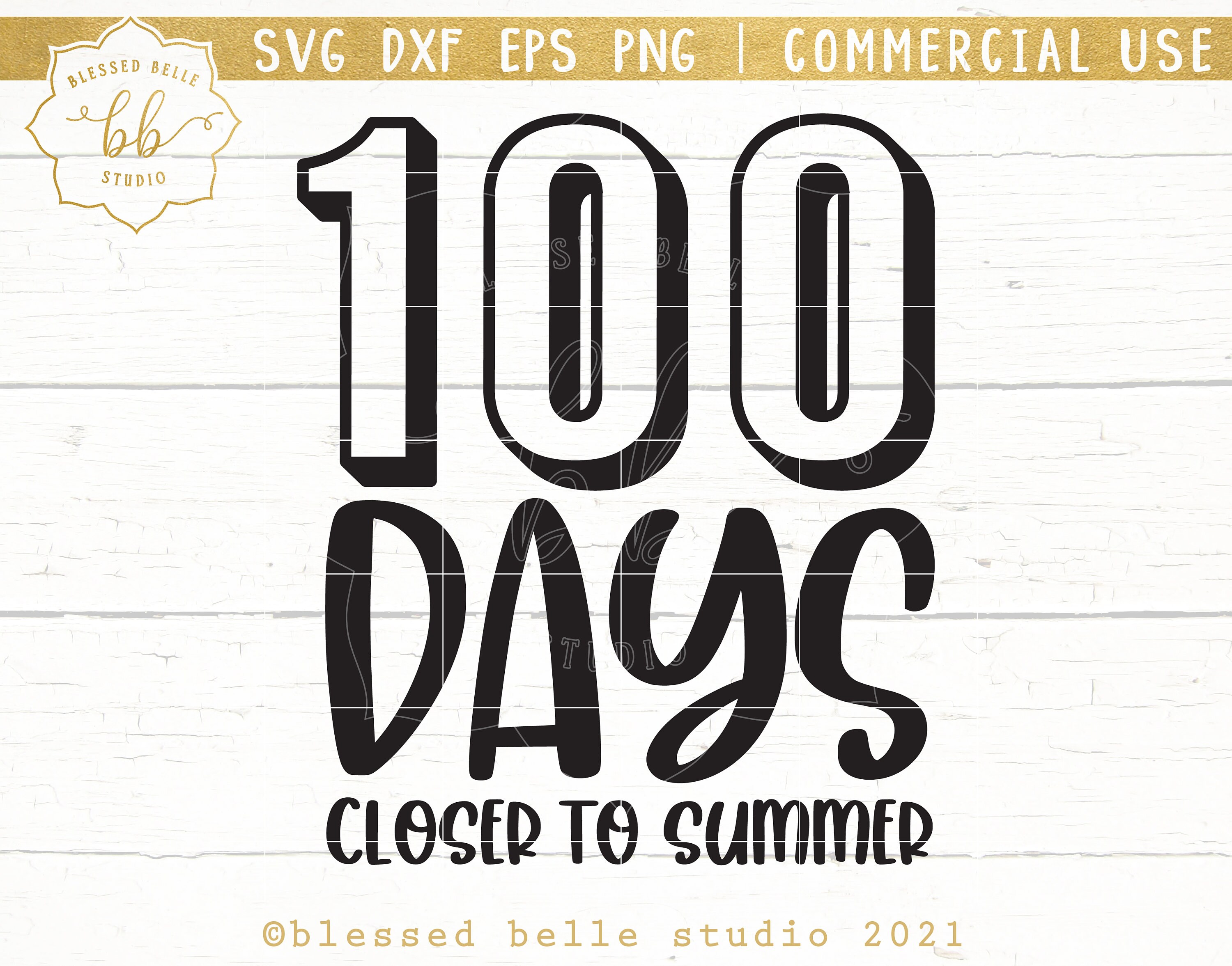 100 Days of School Svg 100 Days Svg 100th Day of School Svg - Etsy