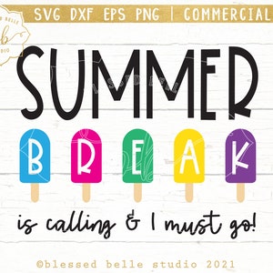 Teacher Summer Svg Png, Summer Break Svg, Teacher Svg, Summer Break is ...