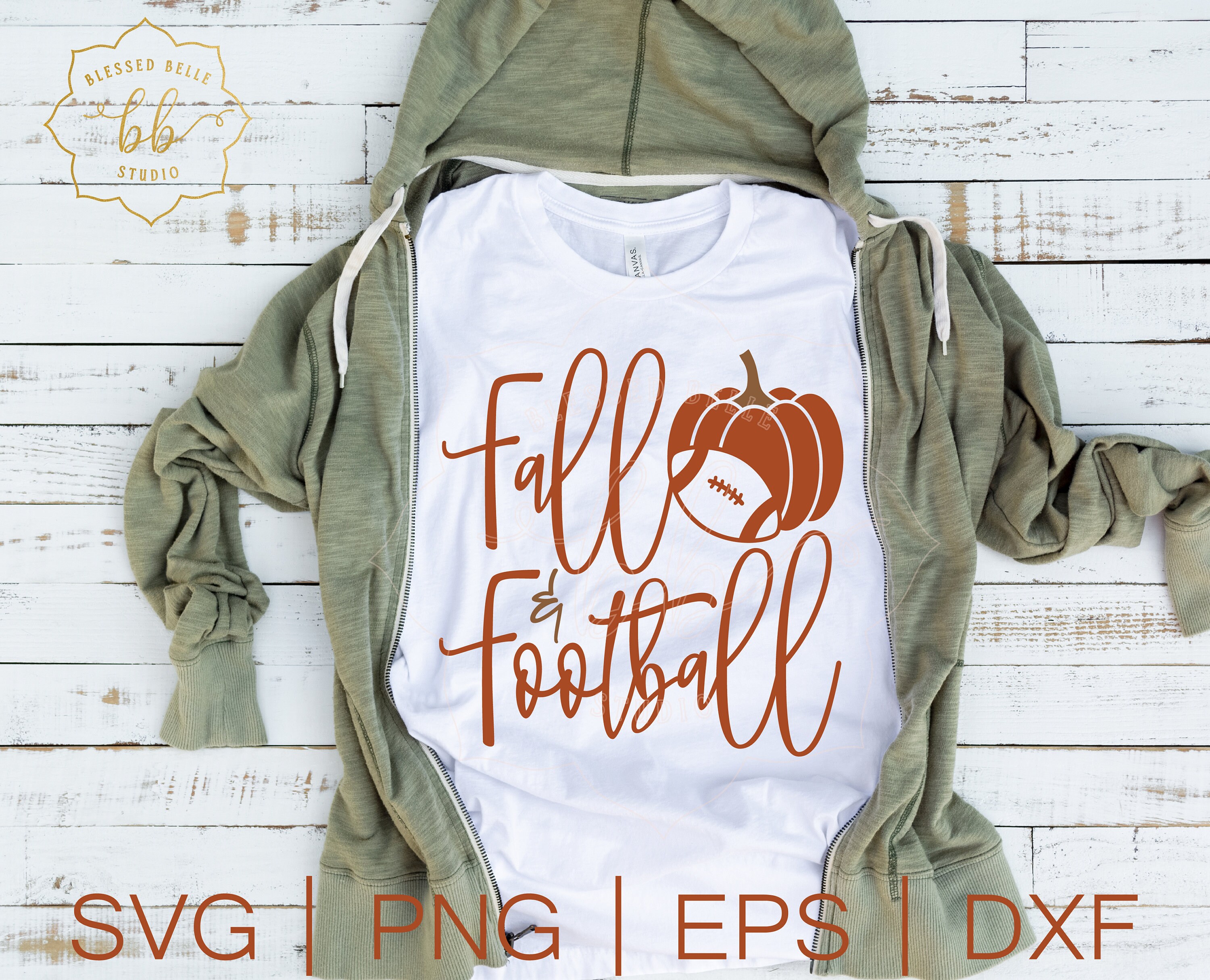 Fall and Football SVG Eps Dxf Png File Pumpkin Football - Etsy