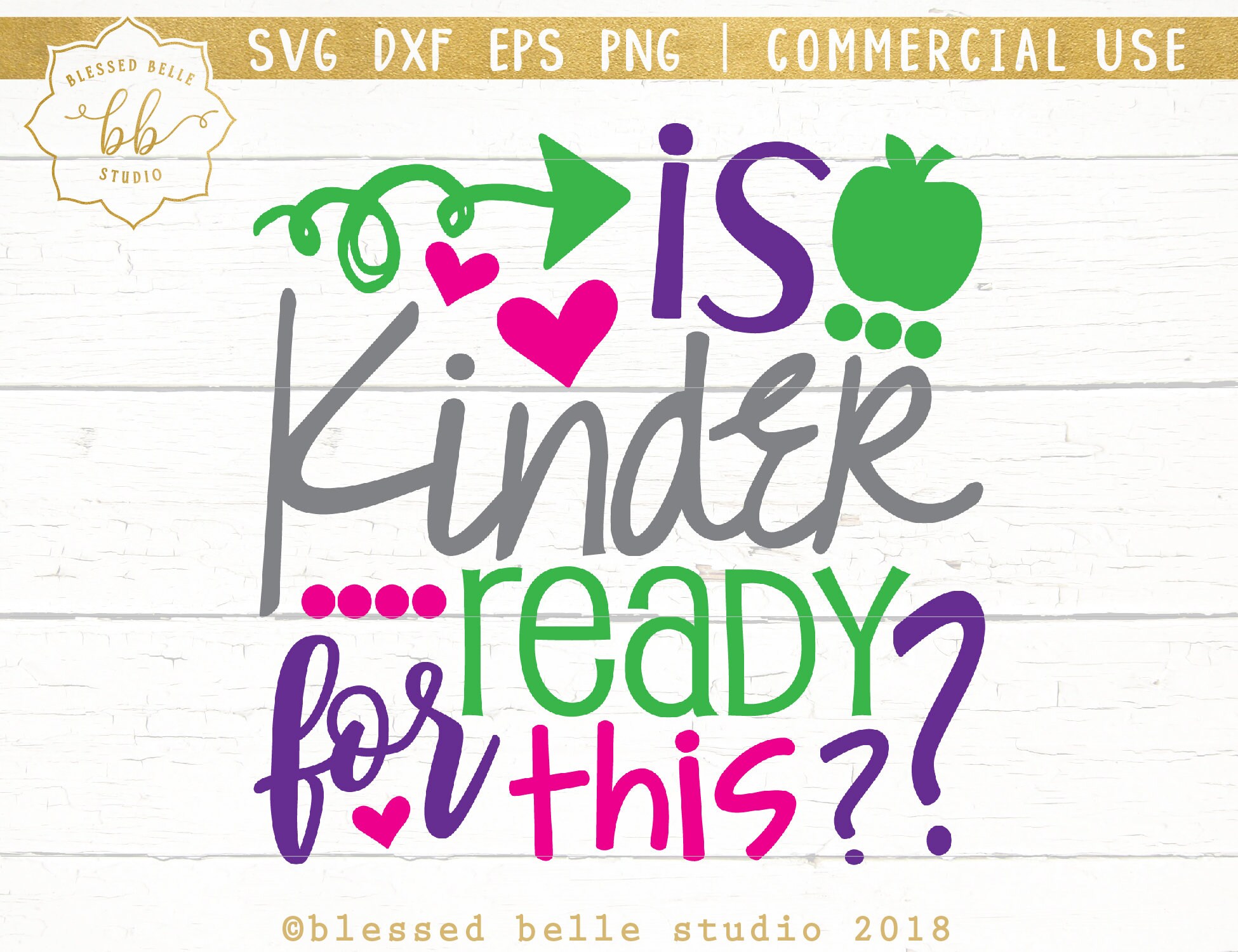 Kindergarten SVG, Back to School Svg, is Kinder Ready for This Svg ...