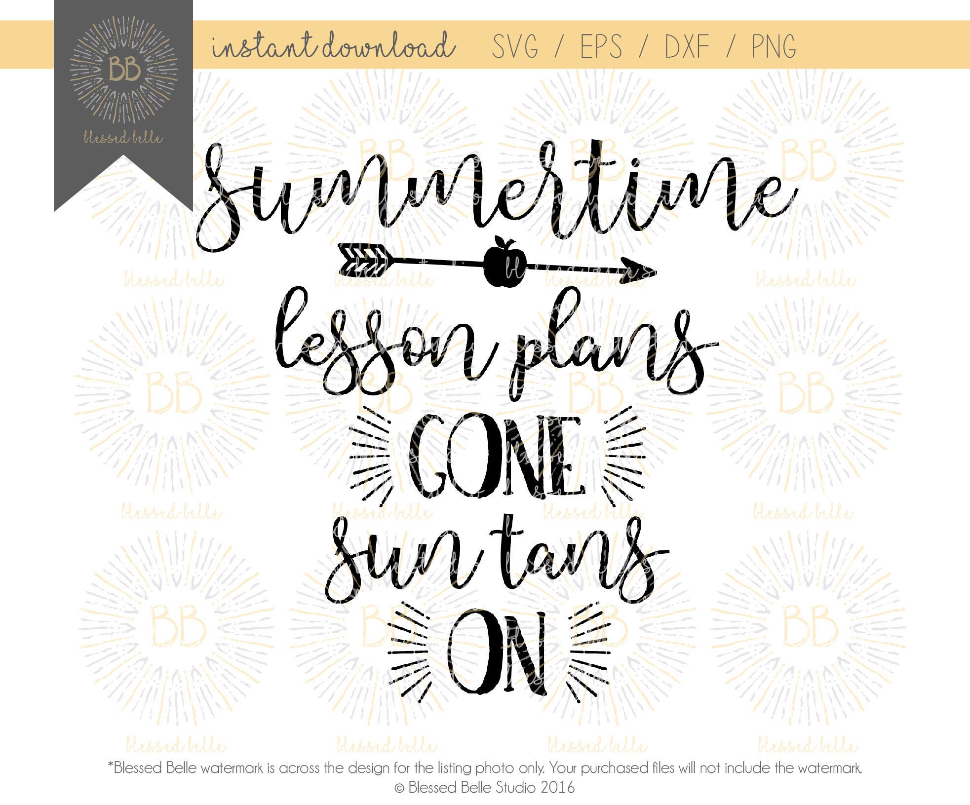 Teacher SVG summer teacher svg school is out svg summertime | Etsy