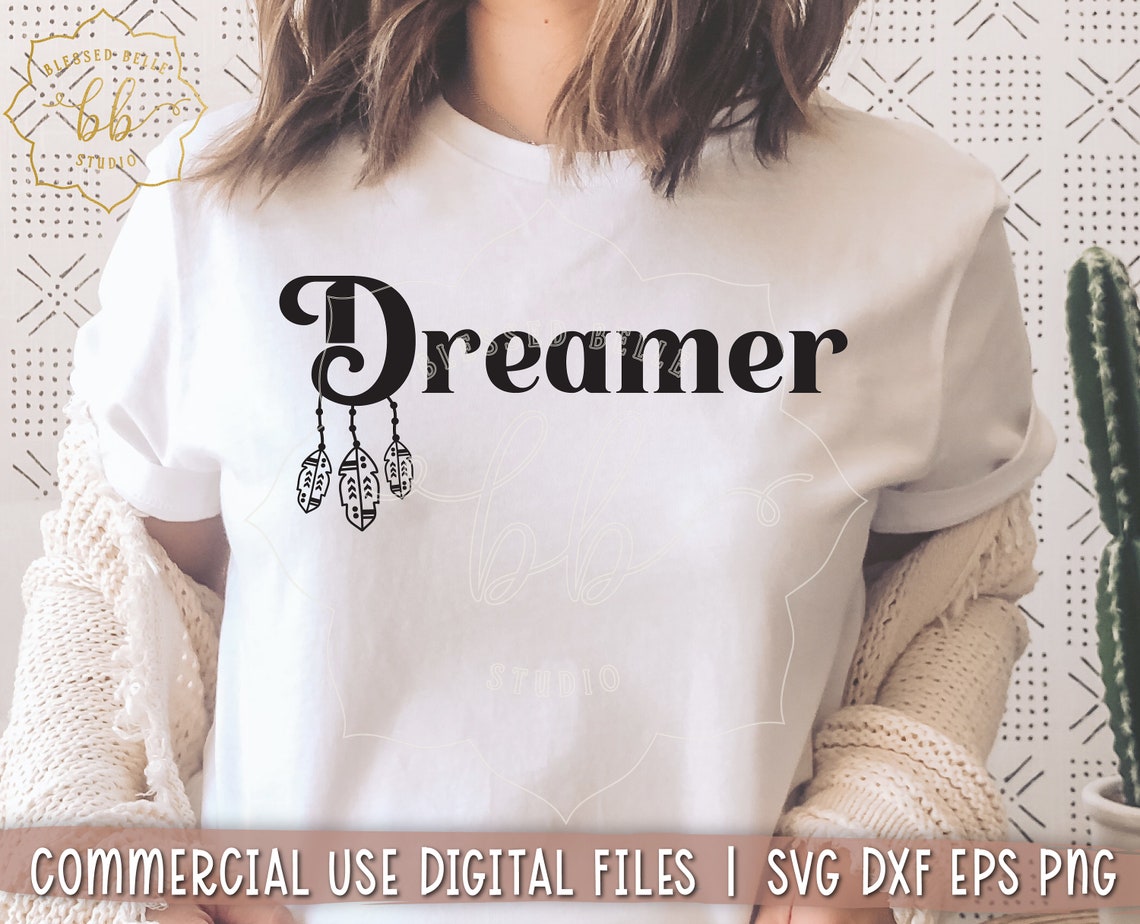 Dreamer SVG Dreamer PNG Boho Svg Dreamcatcher Svg Png - Etsy