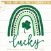 Lucky Svg, Rainbow Svg, St Patricks Day Svg, Lucky Svg, Shamrock ...