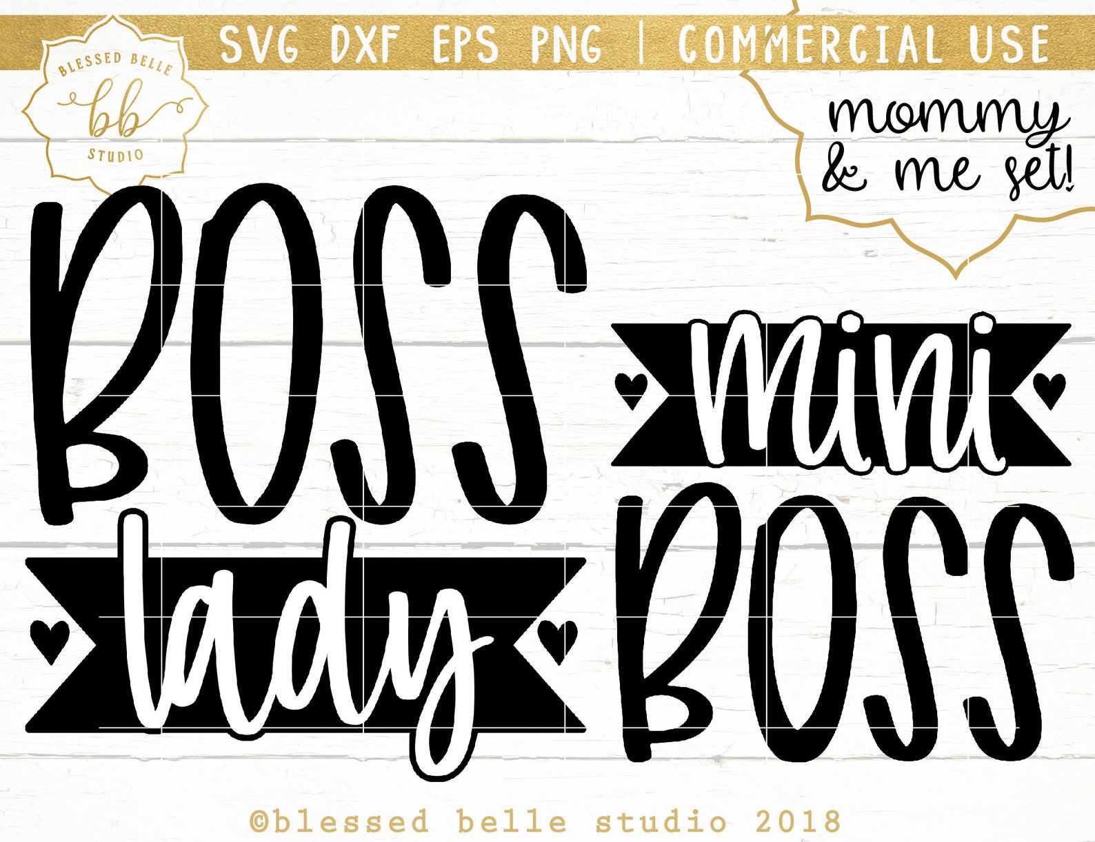 Boss Lady SVG, Mommy and Me SVG, Mini Boss Svg, Mom and Me Matching ...