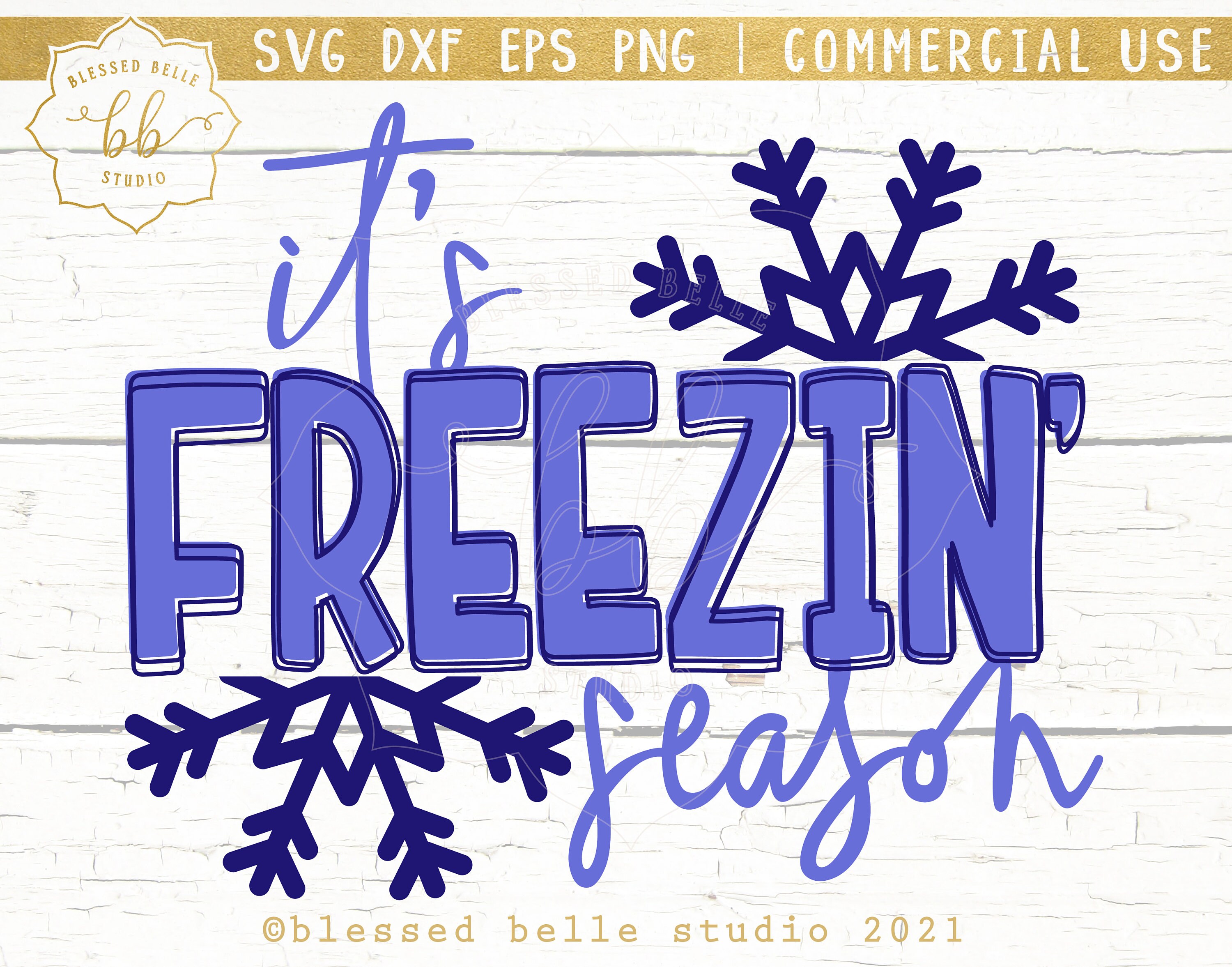 Its Freezin Season SVG Eps Dxf Png Fall Svg Winter Im - Etsy