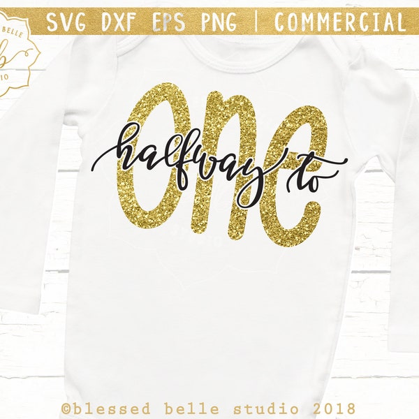 Halfway to One Svg - Etsy Halfway to One Svg - Etsy