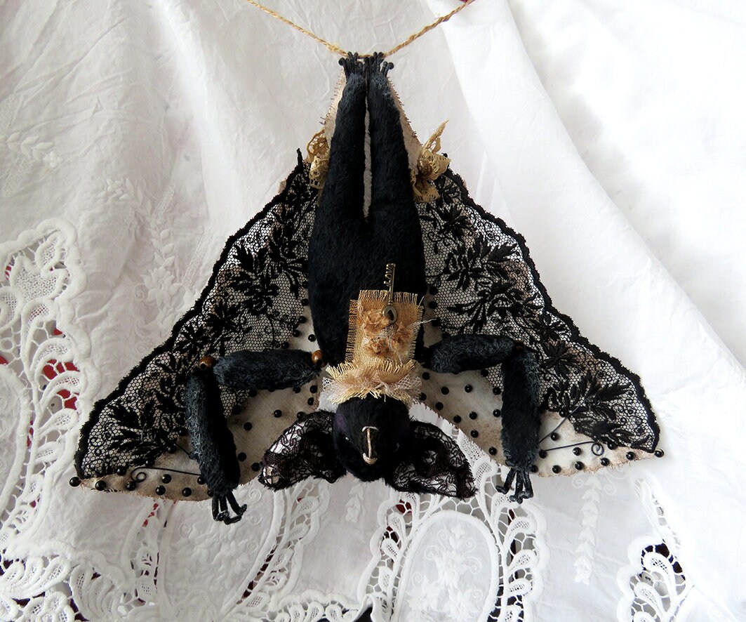 TUTORIAL Teddy Bat, Teddy Bat Sewing Pattern, Collectible Jointed Plush ...