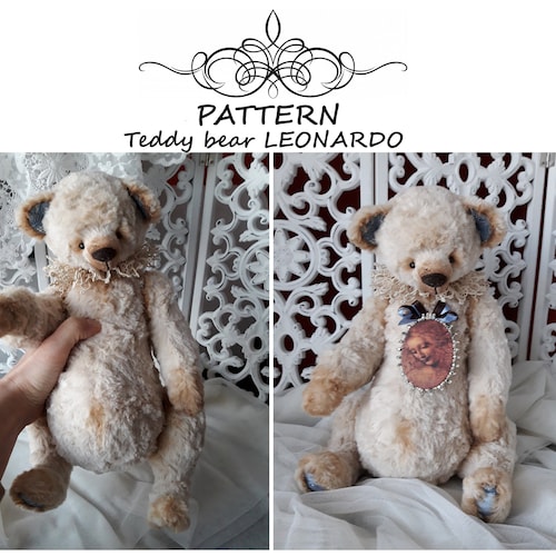 Teddy Bear Sewing Pattern - Etsy