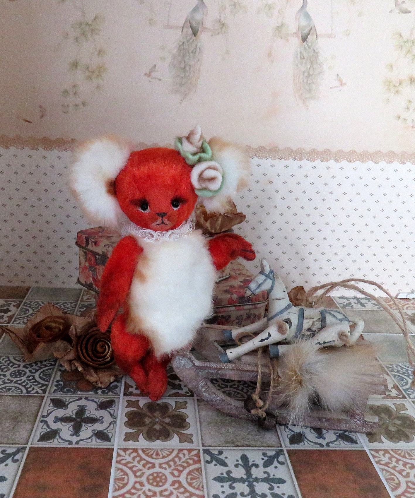 3 PATTERNS Teddy Fox Family, Plush Teddy Fox Sewing Pattern, Artist ...