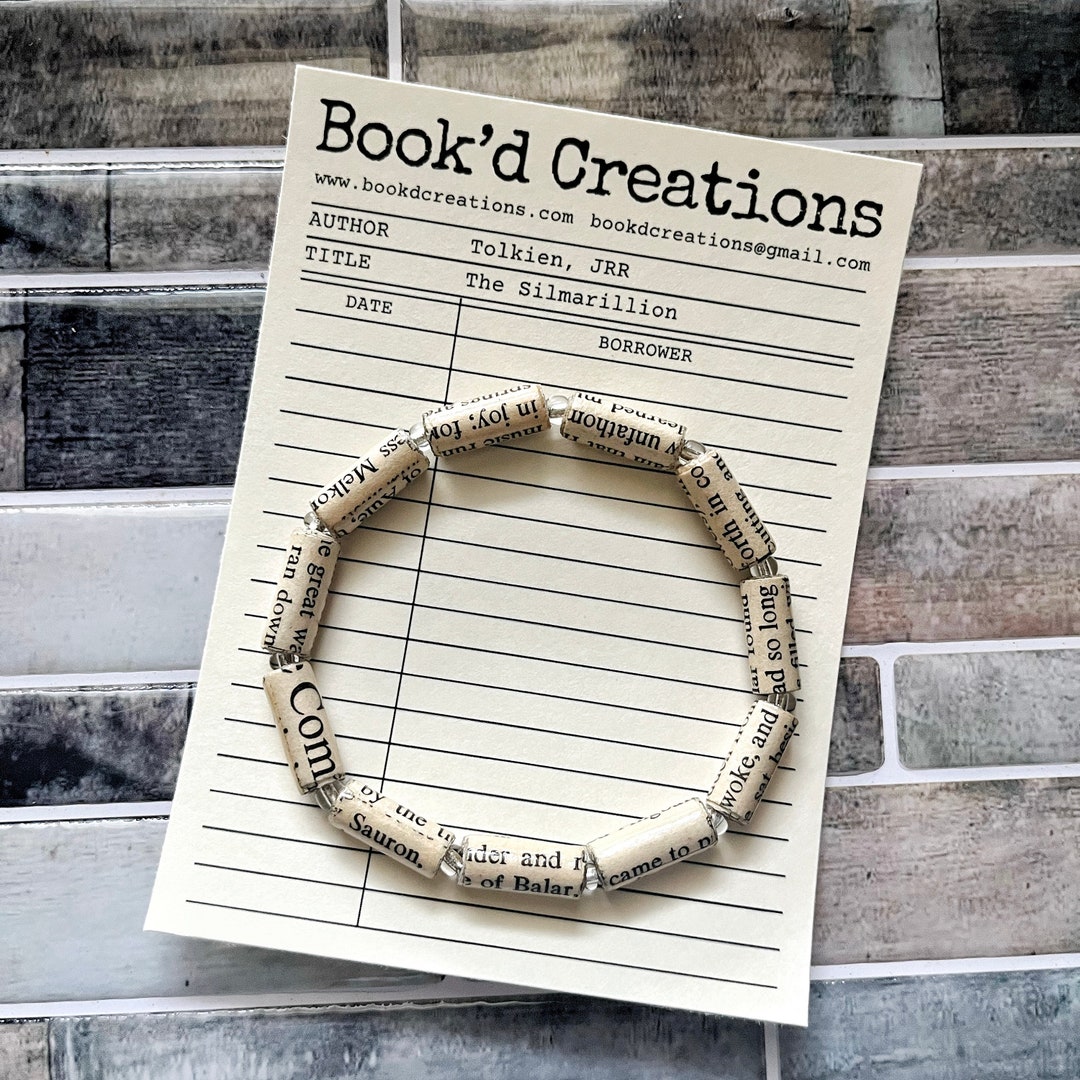 The Silmarillion Bracelet, Lord of the Rings Bracelet, JRR Tolkien ...
