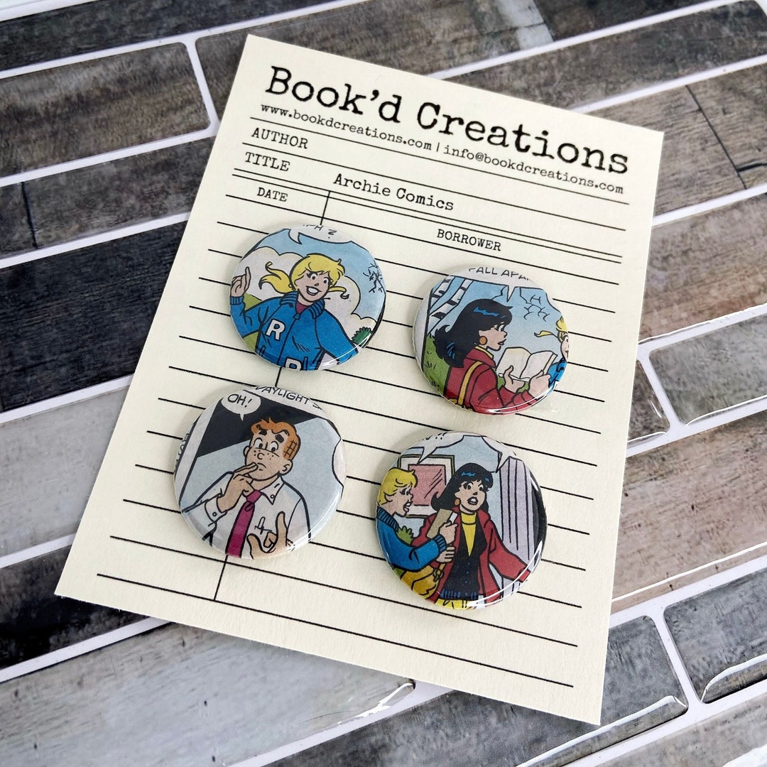 Comic Magnet Set, Comic Books, Comic Book Gifts, Bookish Magnet Set ...