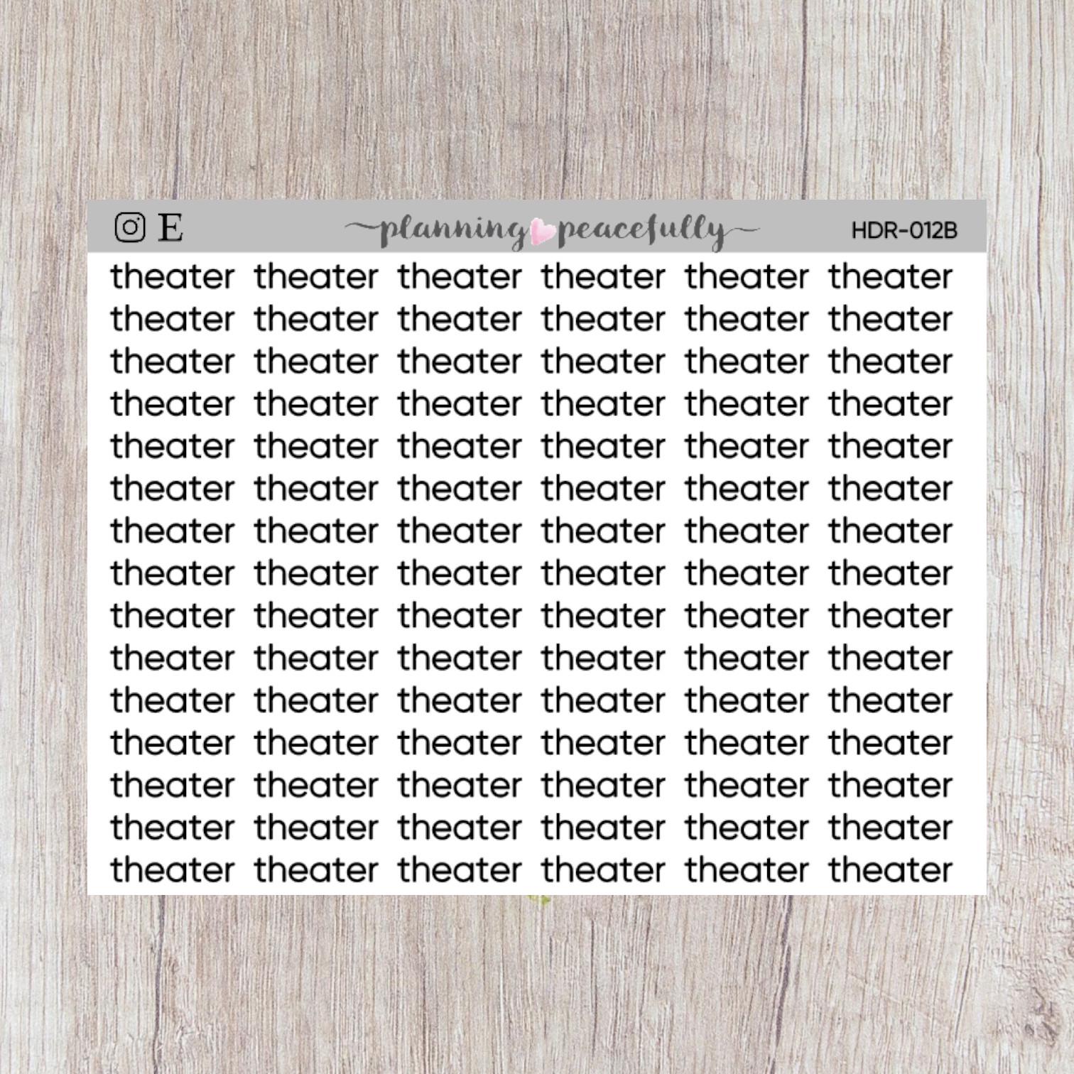 Planner Headers 4 Classic Happy Planner® HP, Erin Condren EC - Etsy