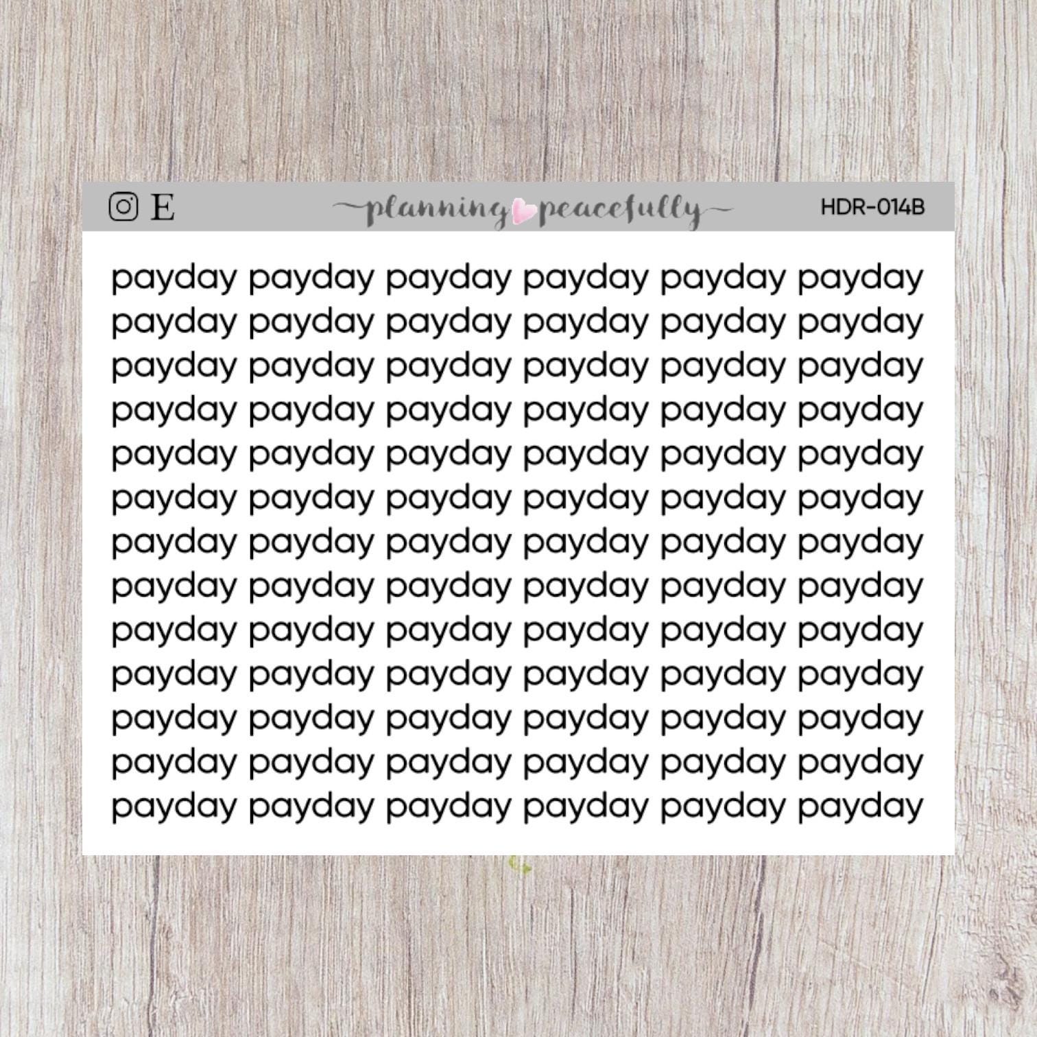 Planner Headers 4 Classic Happy Planner® HP, Erin Condren EC - Etsy