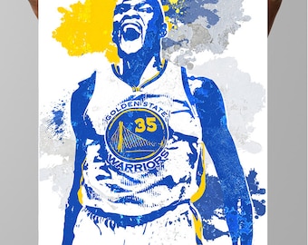 Fan art poster Klay Thompson Golden State Warriors | Etsy