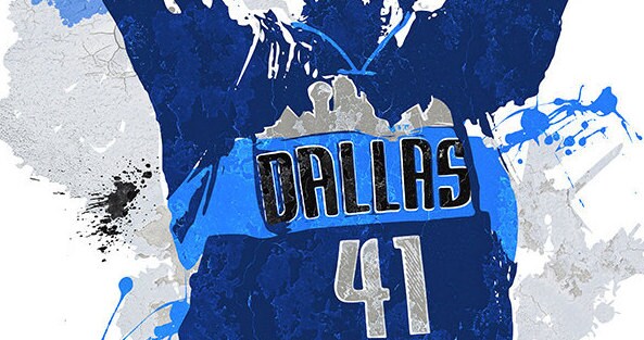 Fan Art Poster, Dirk Nowitzki Dallas Mavericks, Wall Art - Etsy