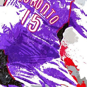 Vince Carter Toronto Raptors Poster, Wall Art, Sports Poster, Wall Art ...